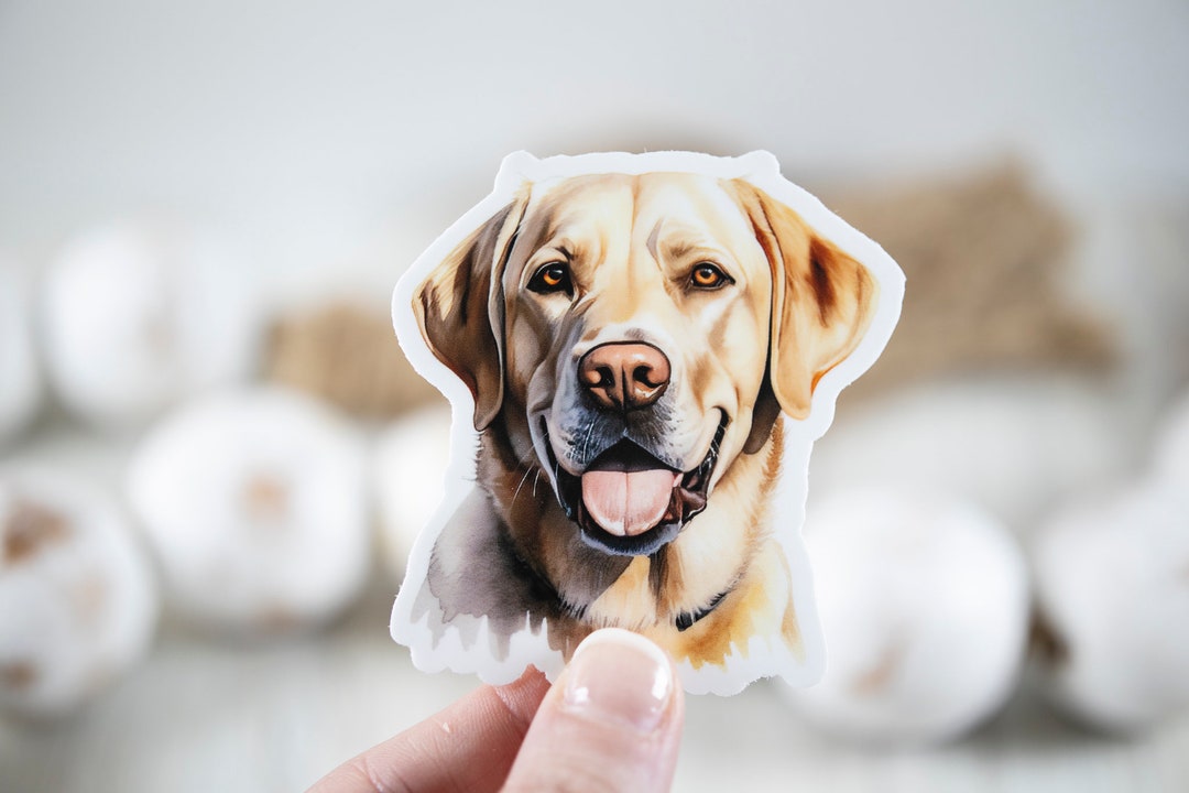 Labrador Retriever Decal, Animal Lover Sticker, Dog Sticker, Nature ...