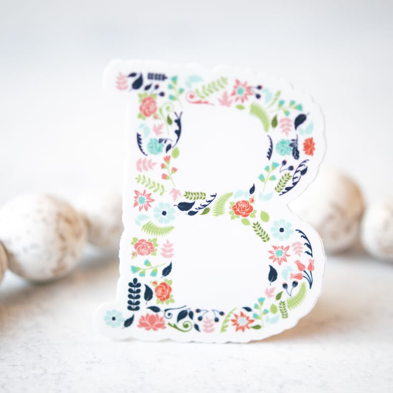 Letter Stickers - Etsy