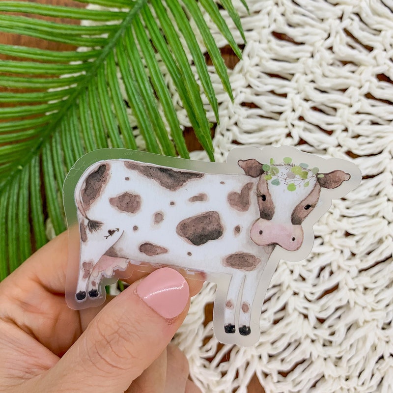 Cute Cow Stickers - Etsy