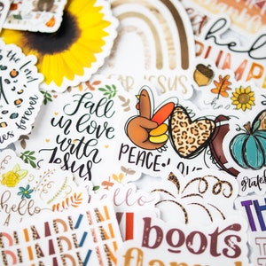 Sweater Weather Sticker: Waterproof Vinyl Autumn Label, Fall Style Gift ...