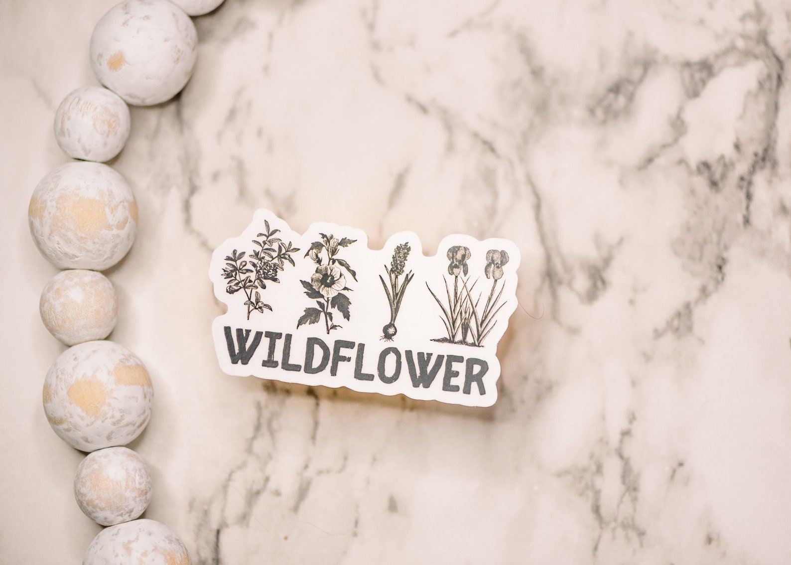 Wildflower Sticker Car Sticker Flower Car Decal Die Cut - Etsy