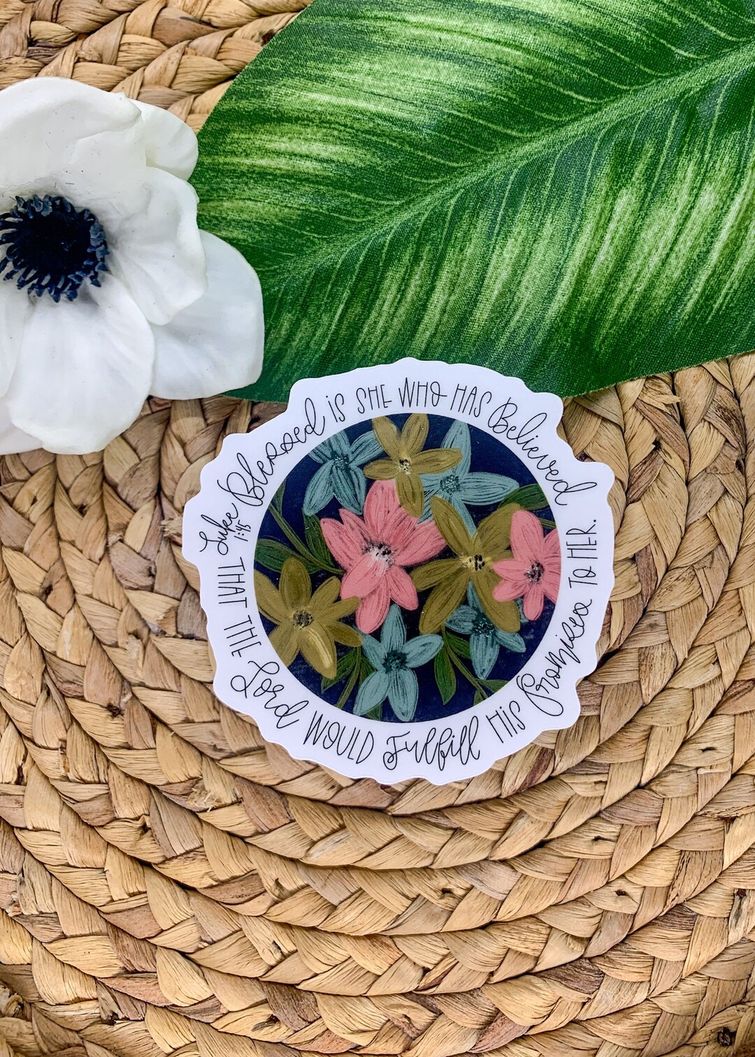 Blessed is the Who Has Believed, Luke 1:45, Religious Sticker ...