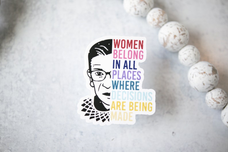 RBG Laptop Sticker Feminist Sticker Planner Sticker - Etsy