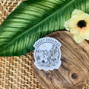 Desert Dreamer Sticker, Western Stickers, Clear Label, Western Car ...