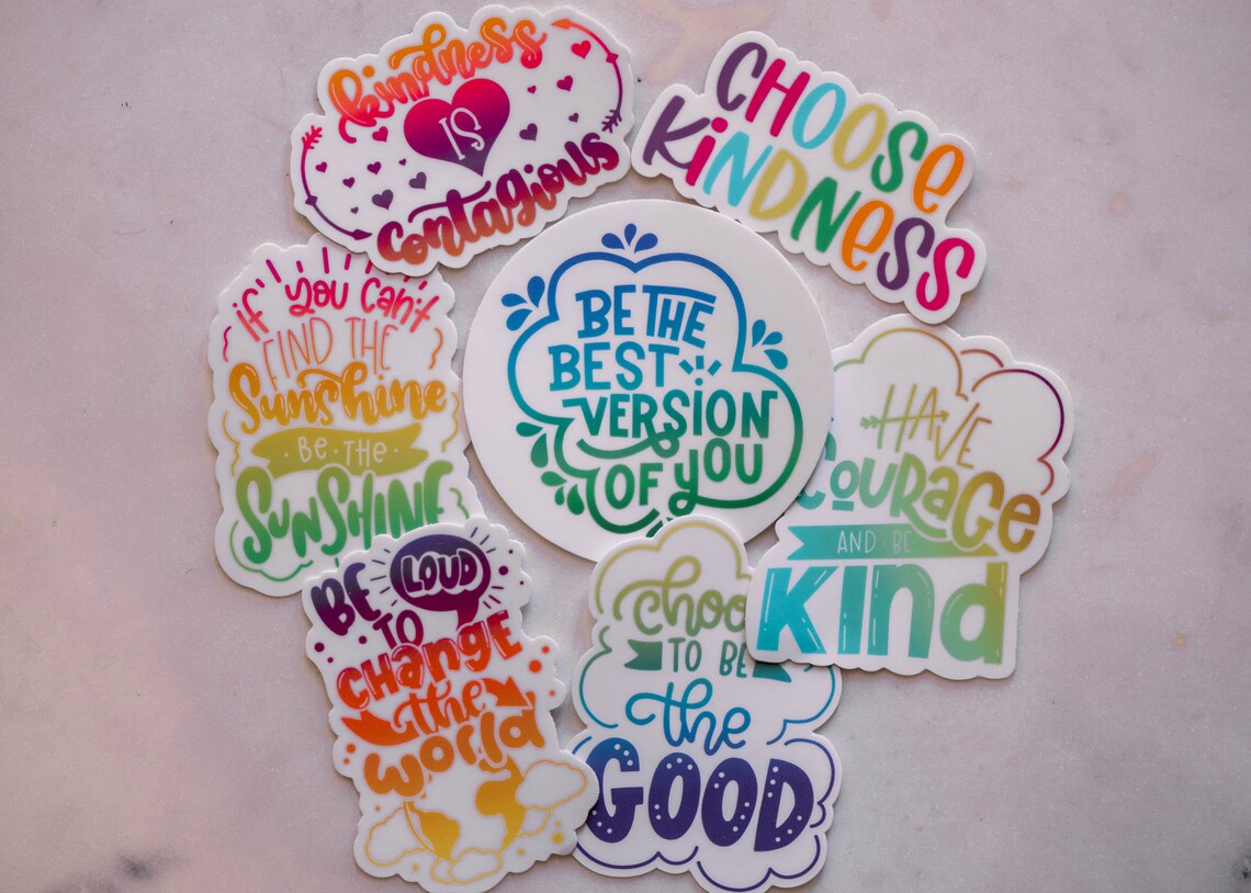 Choose to Be the Good Sticker, Vision Board Vinyl Decal, Motivating ...