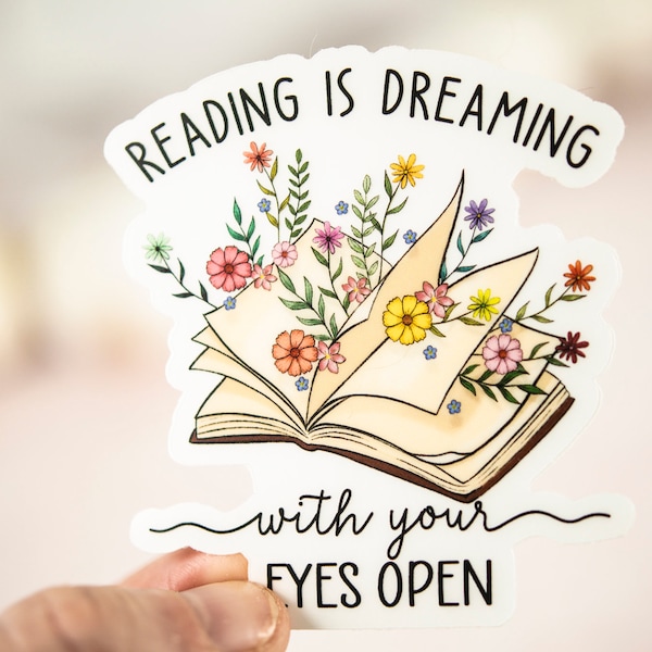 Reading Wall Decal - Etsy