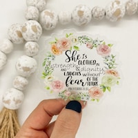 Blessed Reminders, Inspirational Sticker With a Positive Message About ...