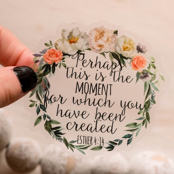 Transparent Bible Scripture Stickers - Etsy