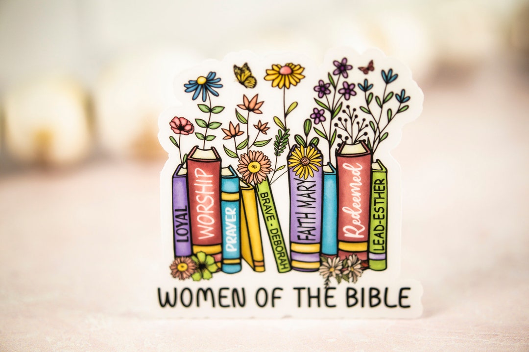 Women of the Bible Sticker, Christian Women Sticker, Bible Journal ...