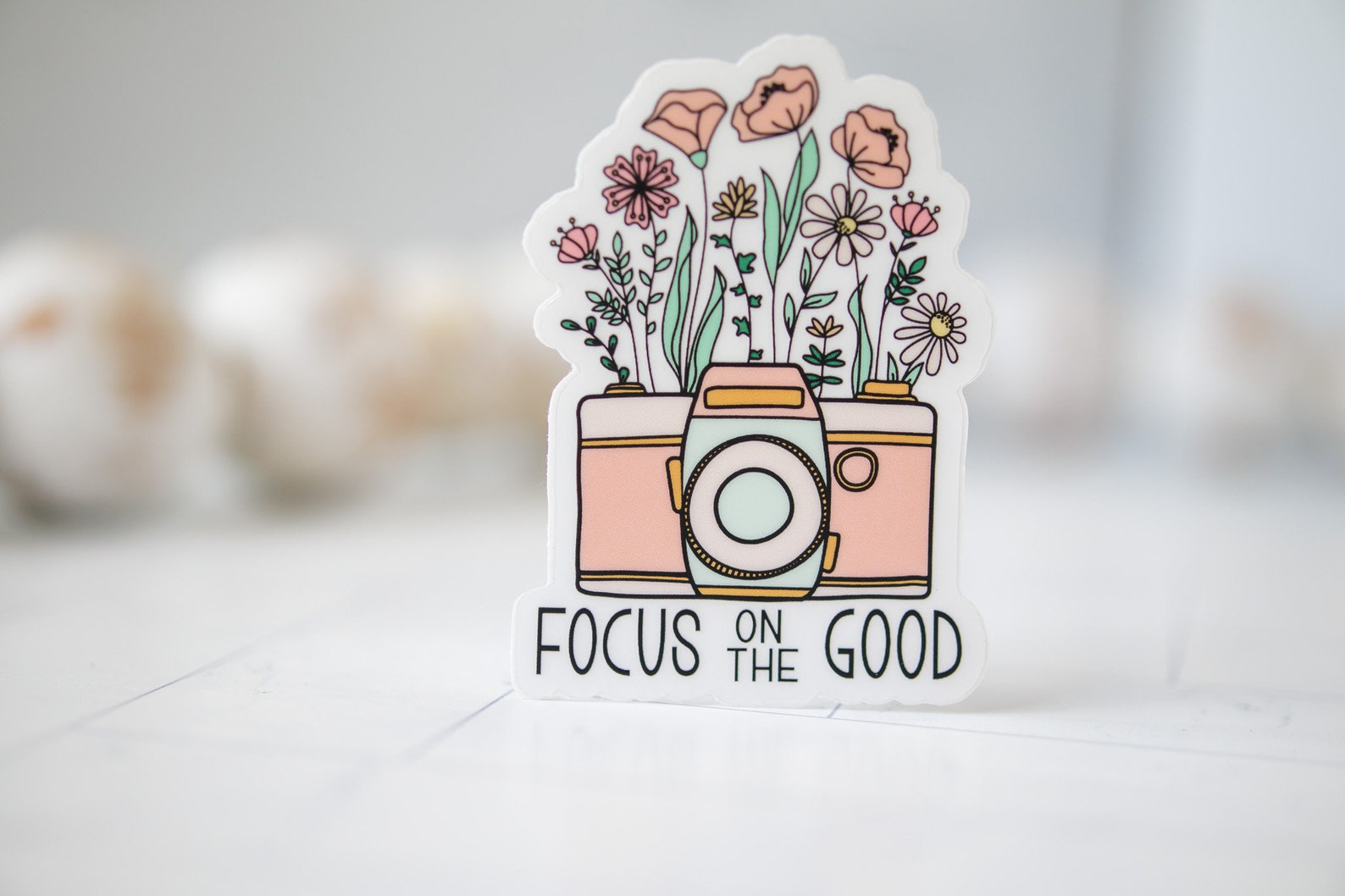 Focus on the Good Sticker, Camera Sticker, Photographer Decal ...