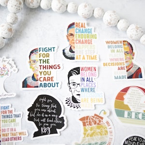 RBG Sticker Decal, Bumper Sticker, Car Decal, Quote Sticker, Leadership ...