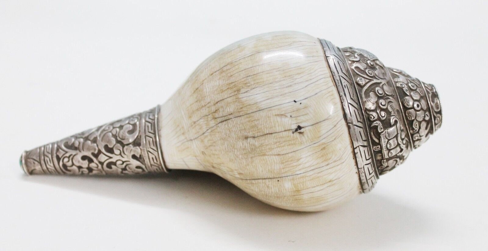 Antique Decorative Shankh Instrument Music Conch Shell Carved - Etsy