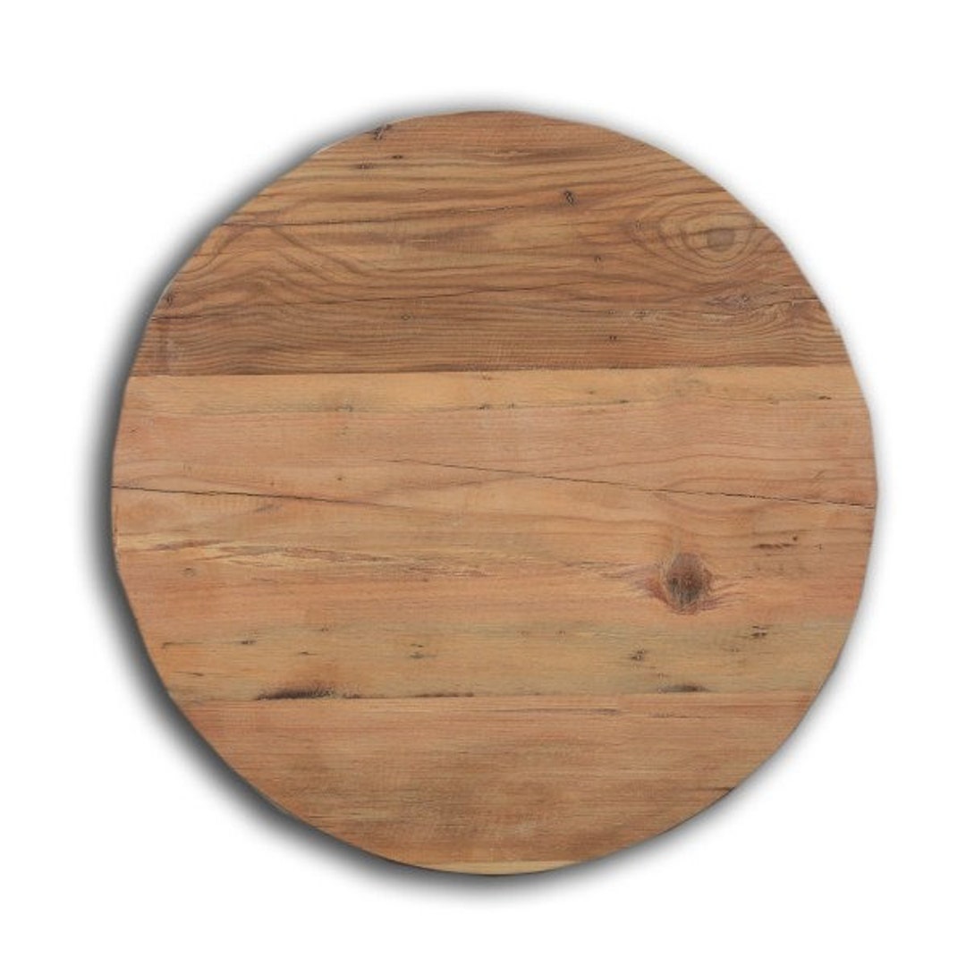Round Reclaimed Wooden Table Top - Etsy
