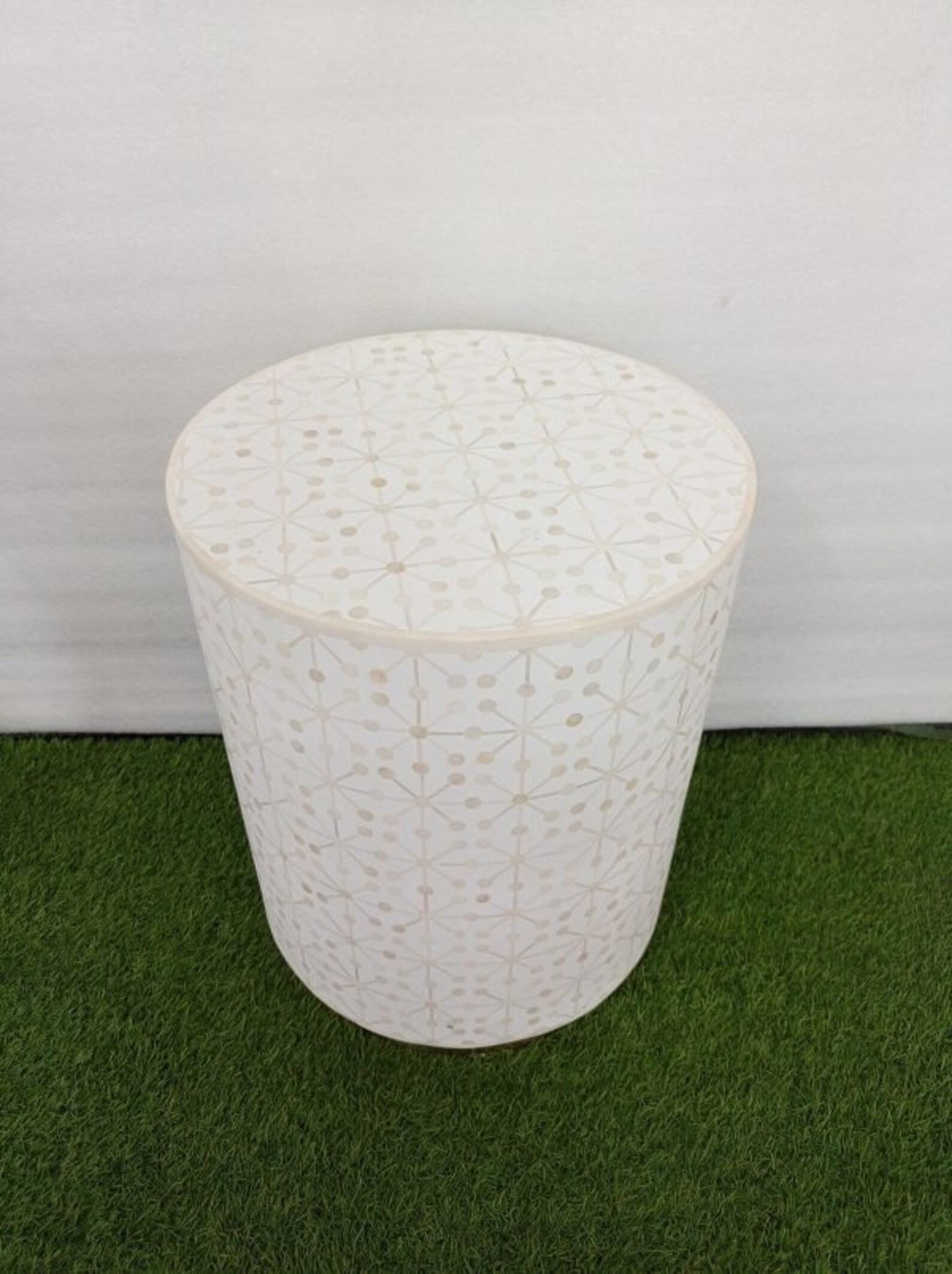 Bone Inlay Round Stool Can Be Customized - Etsy