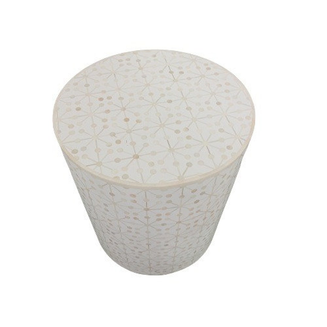 Bone Inlay Round Stool Can Be Customized - Etsy