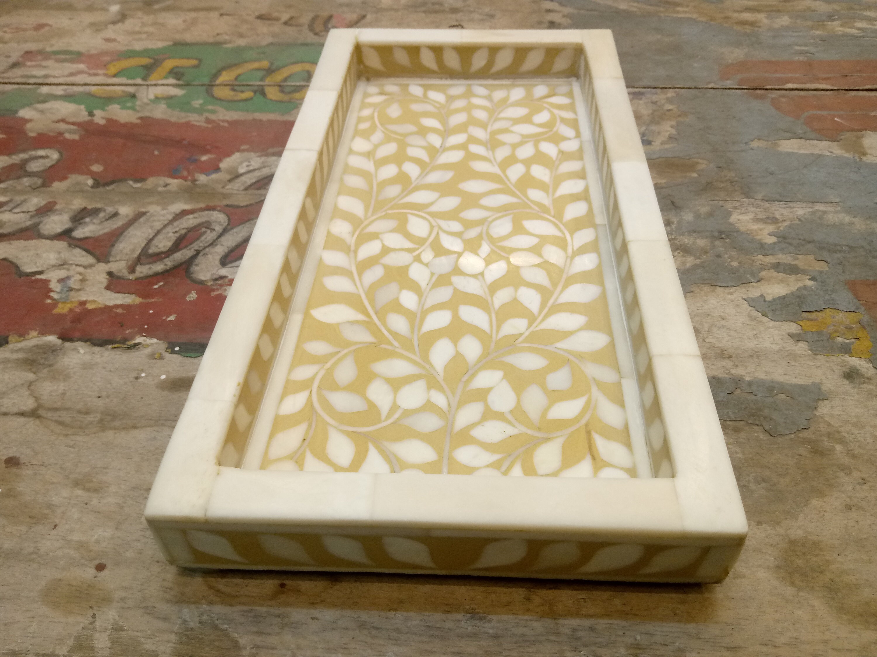 Bone Inlay Small Tray 30 X 15 X 2.5 Cm Free Shipping Worldwide - Etsy