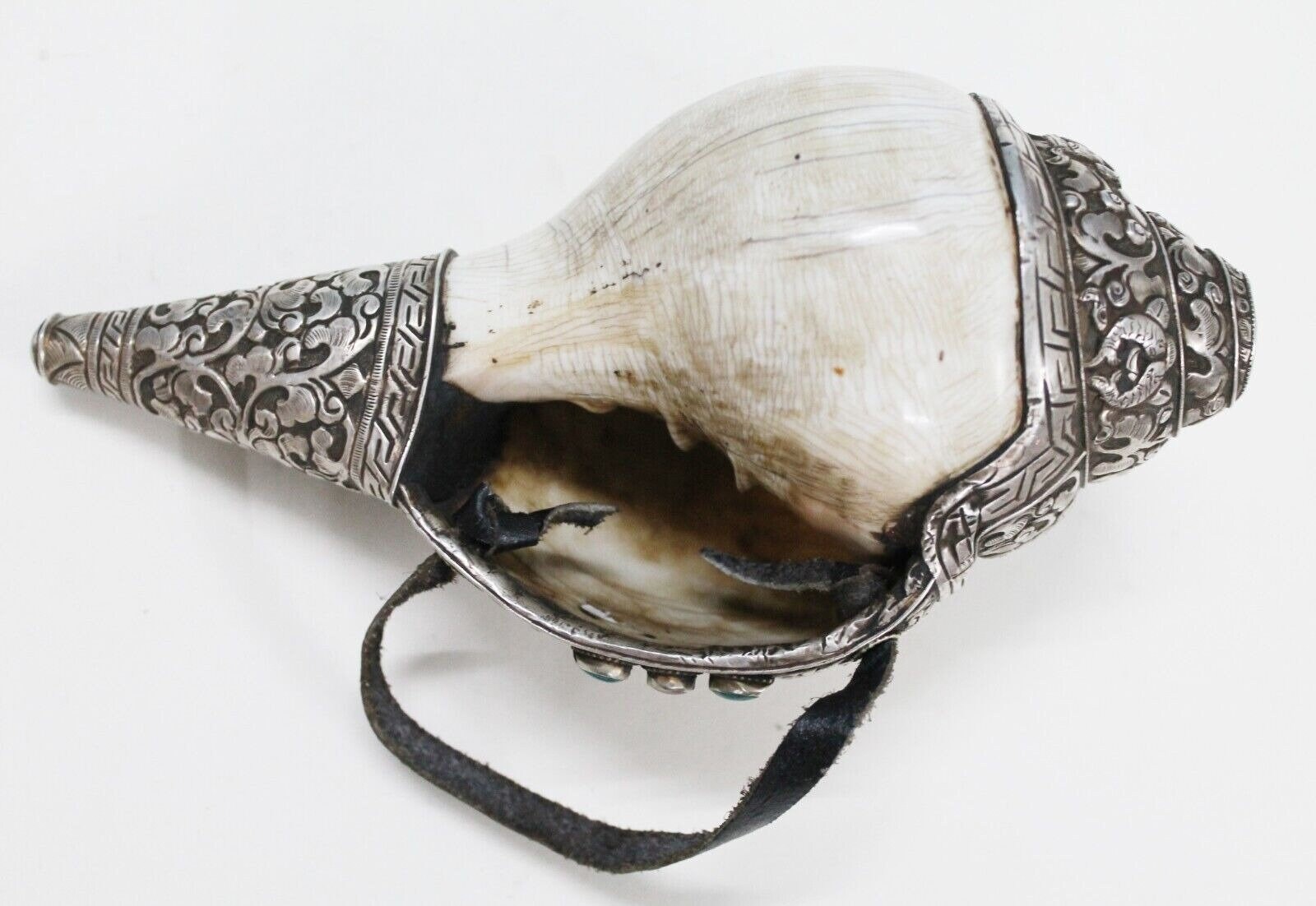 Antique Decorative Shankh Instrument Music Conch Shell Carved - Etsy