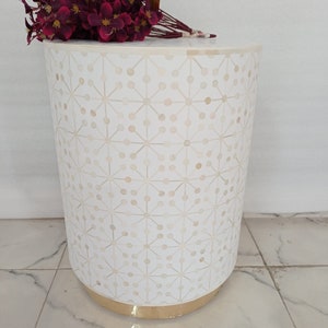 Bone Inlay Round Stool Can Be Customized - Etsy