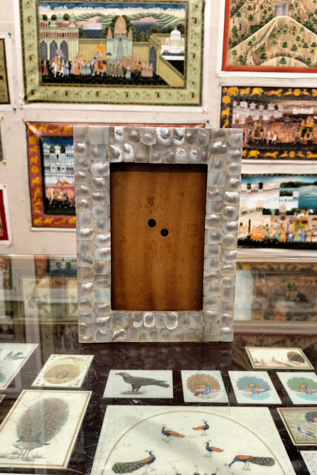 Mother of Pearl Strip Pattern Photo Frame, Make Your Best Offer - Etsy