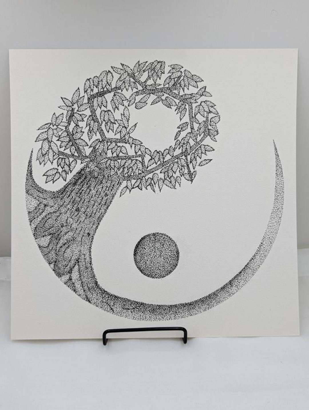Yin Yang Tree of Life Artwork - Etsy