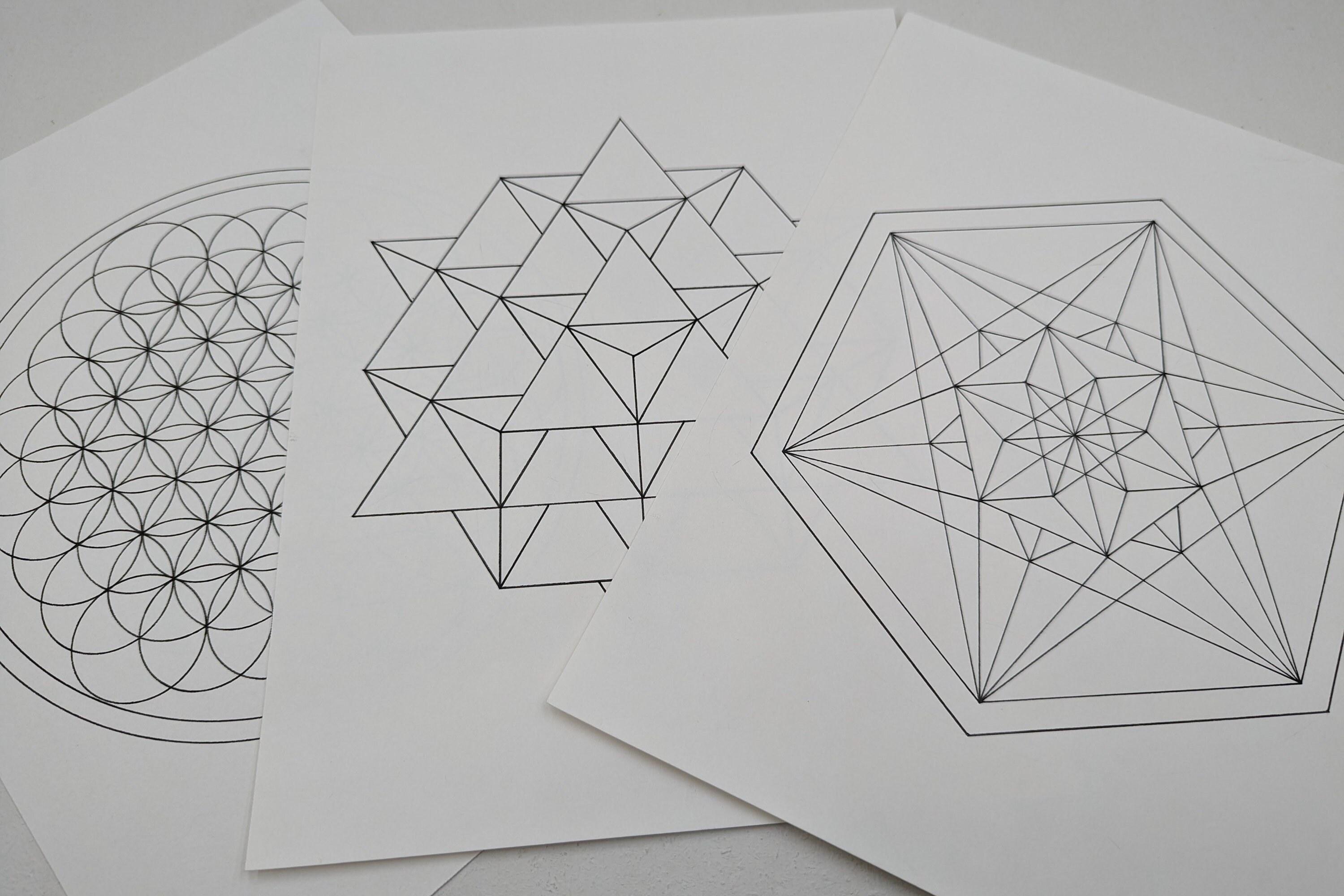 Sacred Geometry Coloring Pages - Etsy Australia