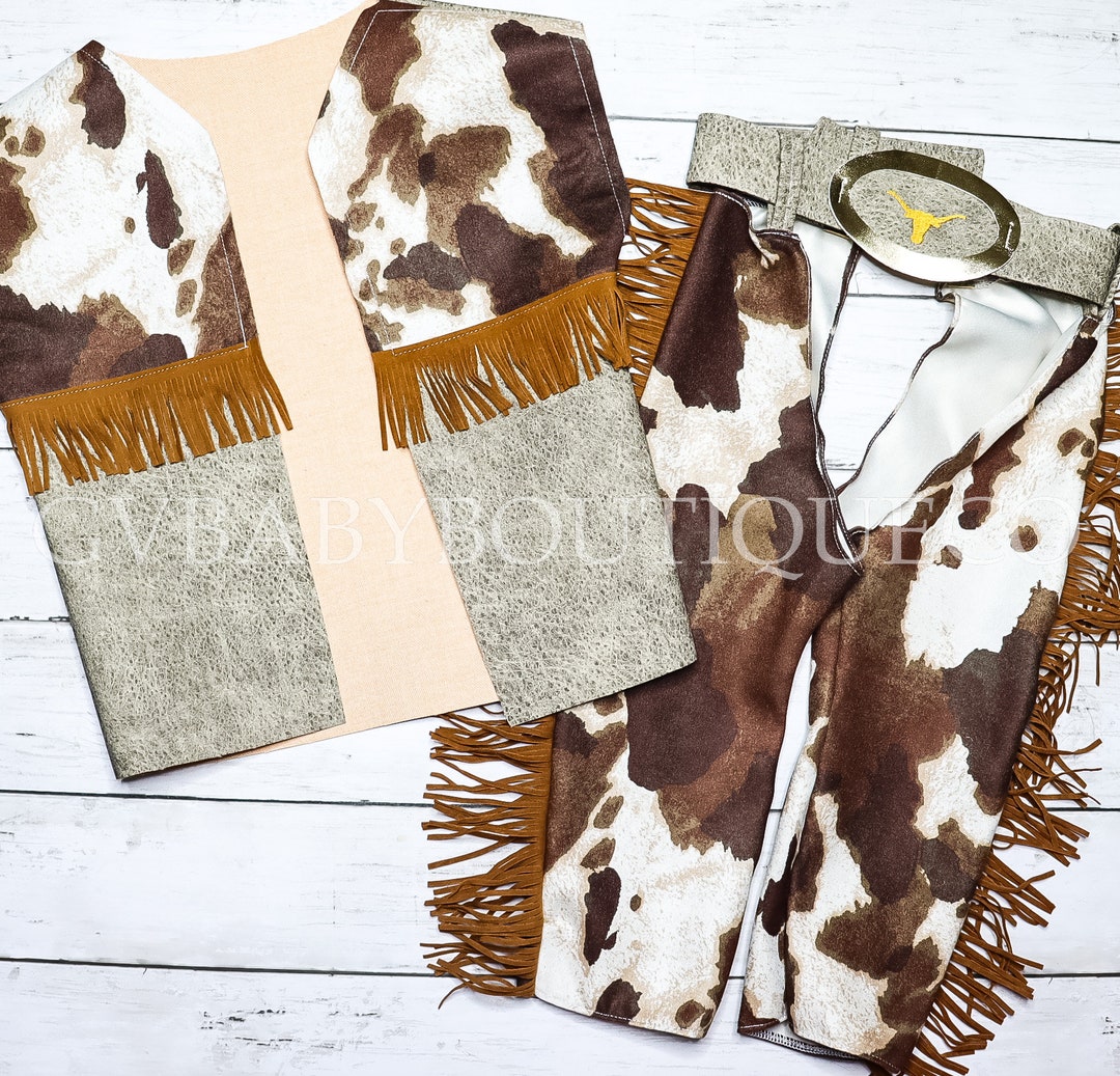 Boys Western Cowboy Birthday Outfit Baby Boys Country Western Cow Print ...