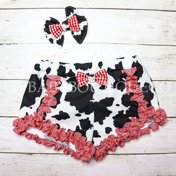 Black Ruffle Shorts - Etsy