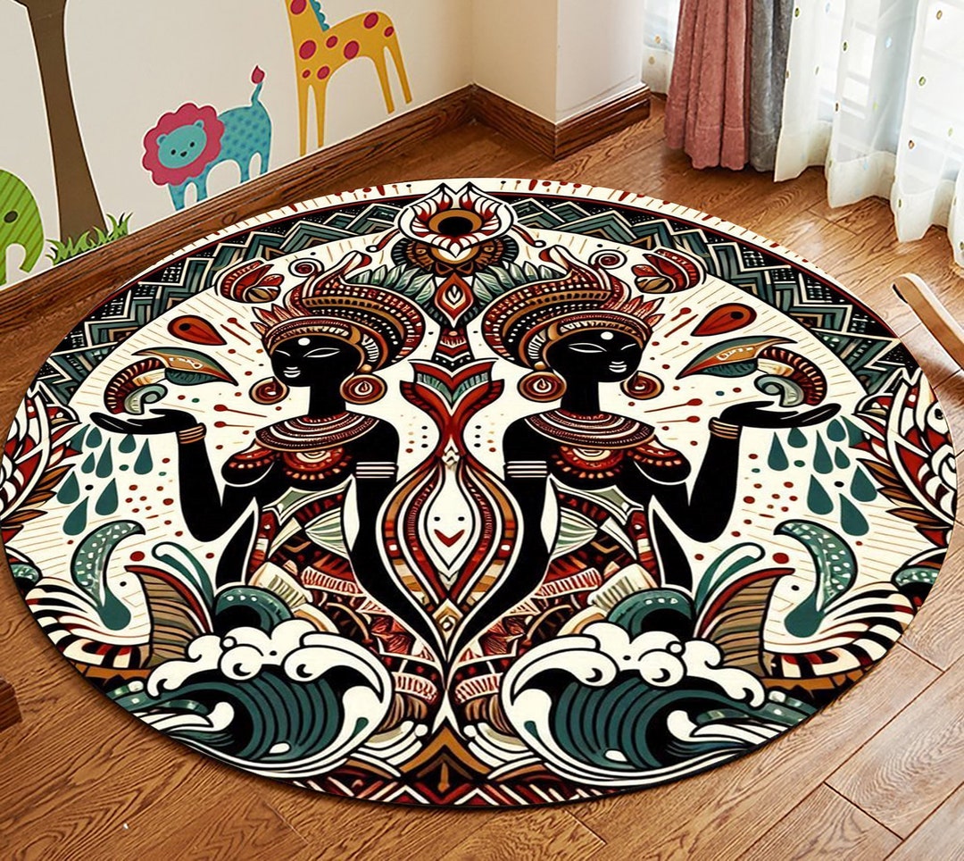 Water of Goddess Rug, Mythology Rug, Thetis, Spiritual, Mystic ...