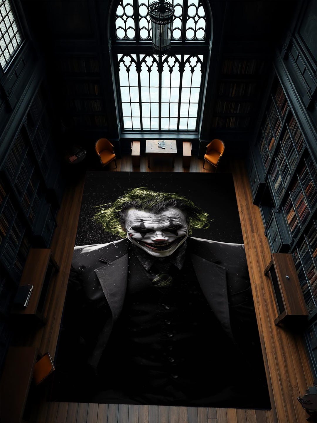 Joker Rug, Digital Print Rug, Unique Home Decor, Joker Carpet, Modern ...