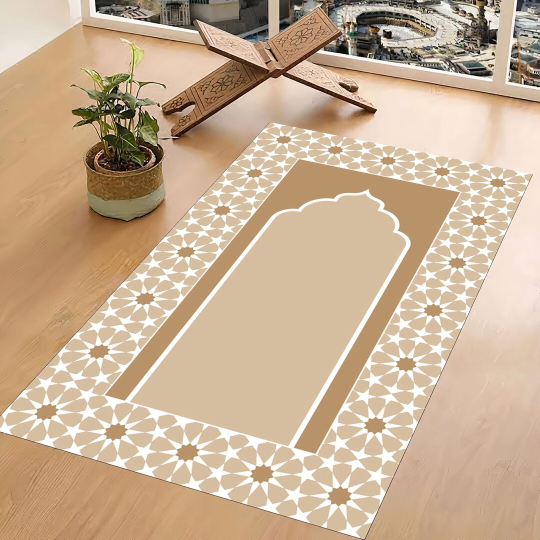 Muslin Prayer Rug, Islamic Janamaz, Prayer Rug, Prayer Rug for Women ...