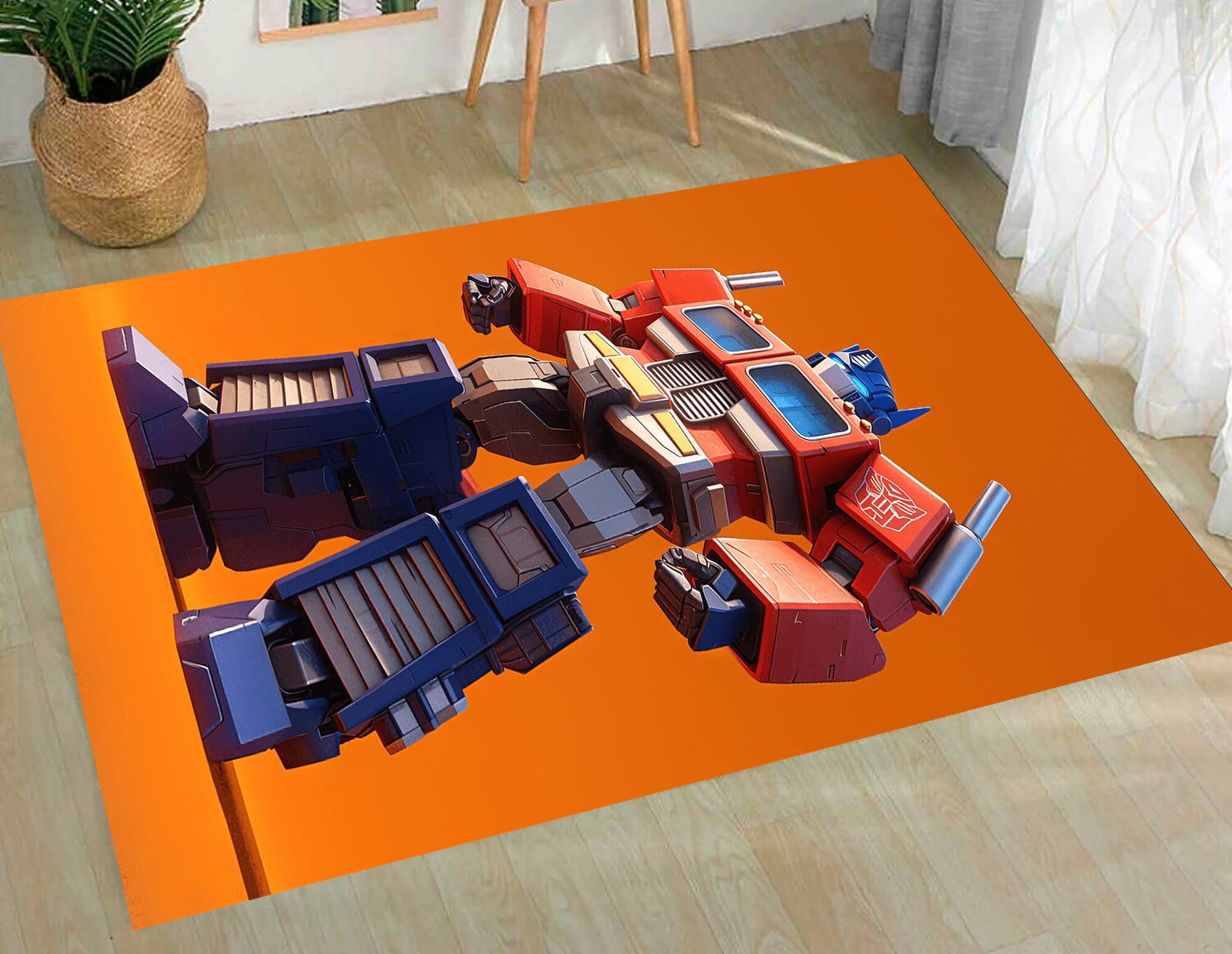 Transformers Rug, Optimus Prime Area Rug, Big Transformers Home ...