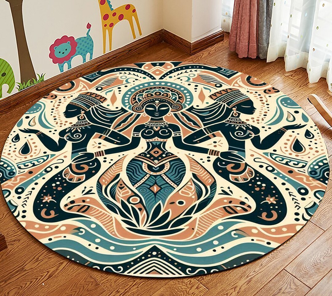 Water of Goddess Rug, Mythology Rug, Thetis, Spiritual, Mystic ...