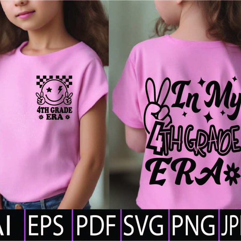 Fourth Grade Svg - Etsy