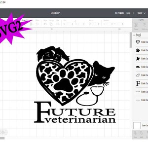 Future Veterinarian Svg,animal Heartbeat Svg,veterinarian SVG, Vet Svg ...