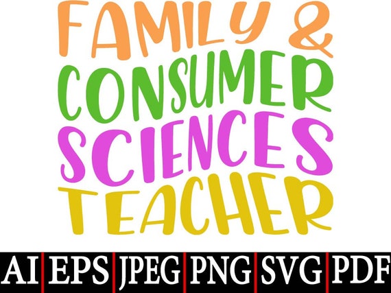 Family and Consumer Sciences Teacher SVG Png FCS Teacher - Etsy