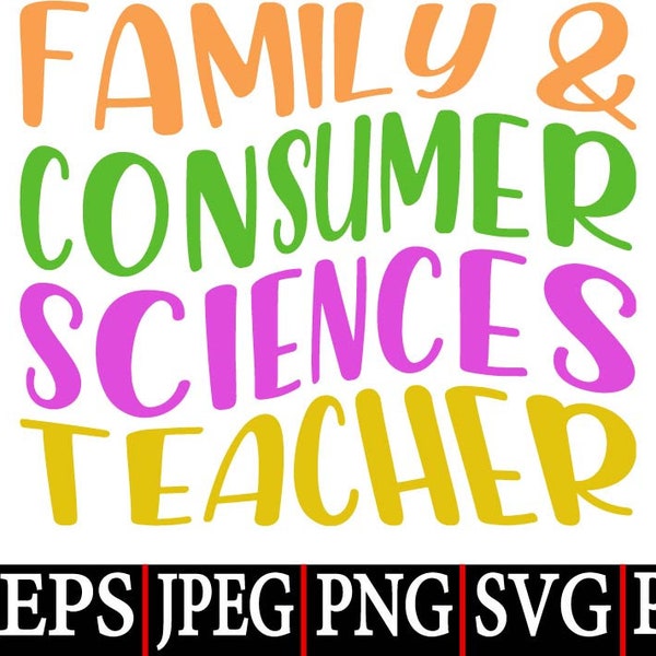 Family and Consumer Sciences Svg - Etsy