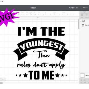 I'm the Oldest the Middle the Youngest, Oldest Middle Youngest SVG ...