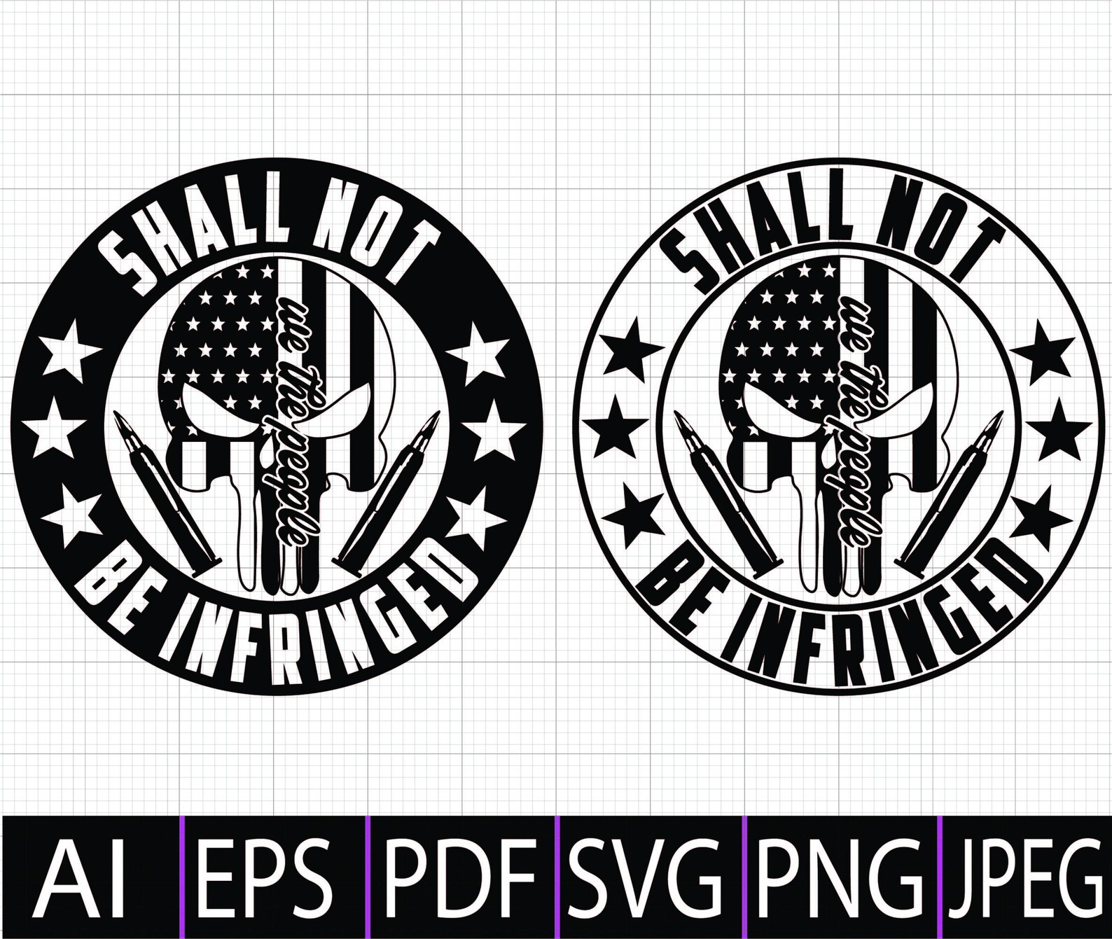 We the People Shall Not Be Infringed SVG, 2A Rights Svg Png, Patriotic ...