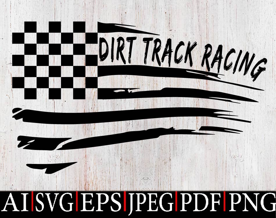 Dirt Track Racing Stickers