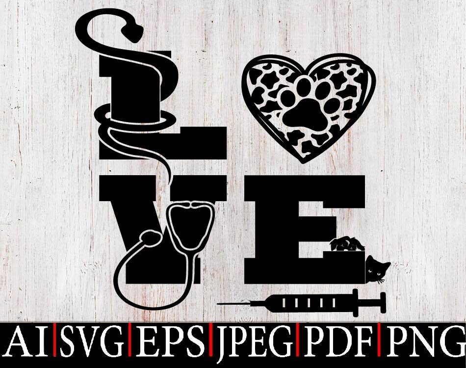 Vet Svgveterinarian Svgveterinarian Gift SVG Pnganimal Svg | Etsy