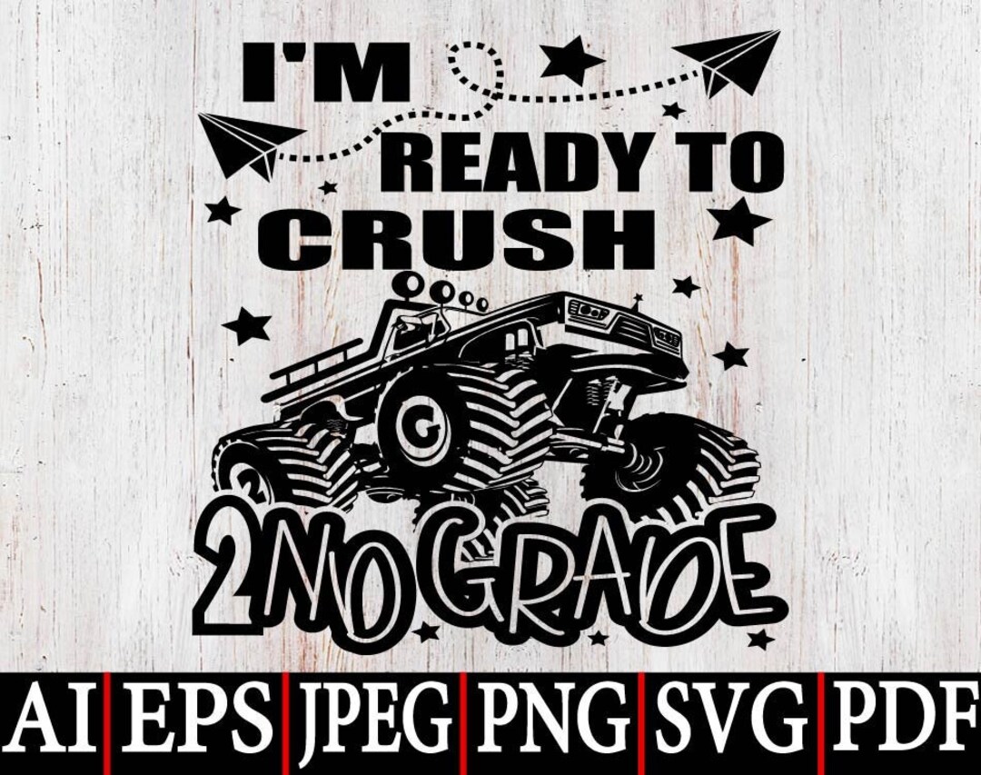 I'm Ready to Crush 2nd Grade SVG, First Day of School, 2nd Grade ...