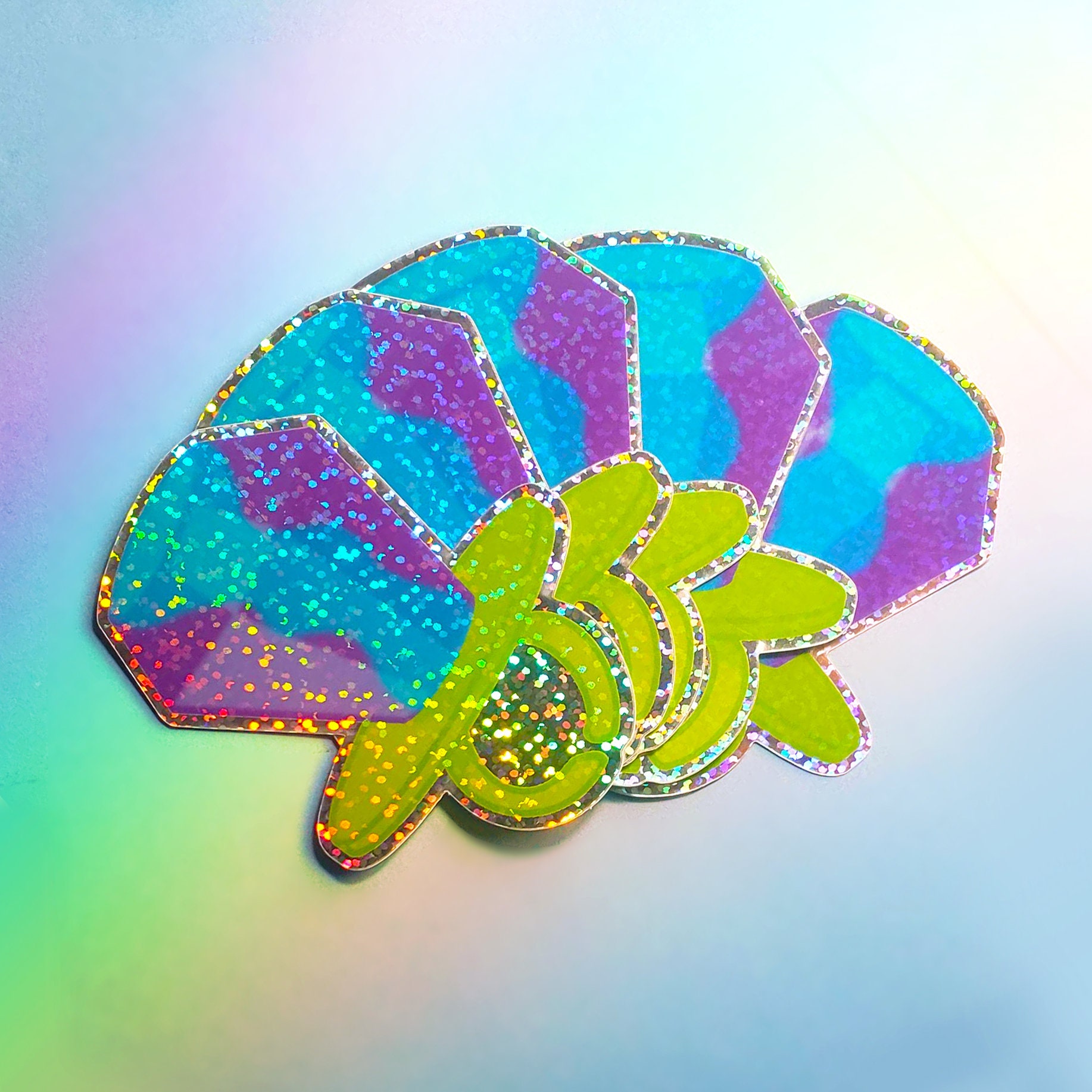 Blue Ring Pop Glitter Sticker, 90s Nostalgia,Aesthetic stickers,Candy ...