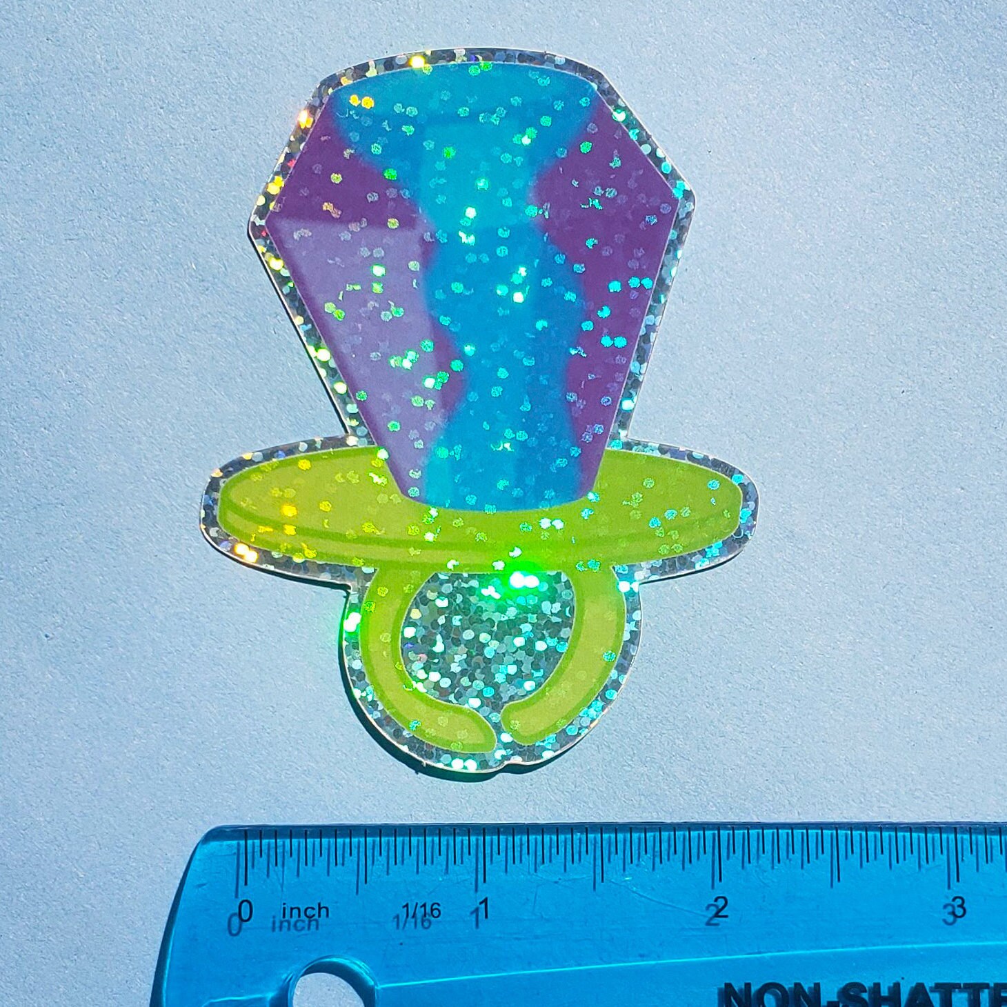 Blue Ring Pop Glitter Sticker, 90s Nostalgia,Aesthetic stickers,Candy ...