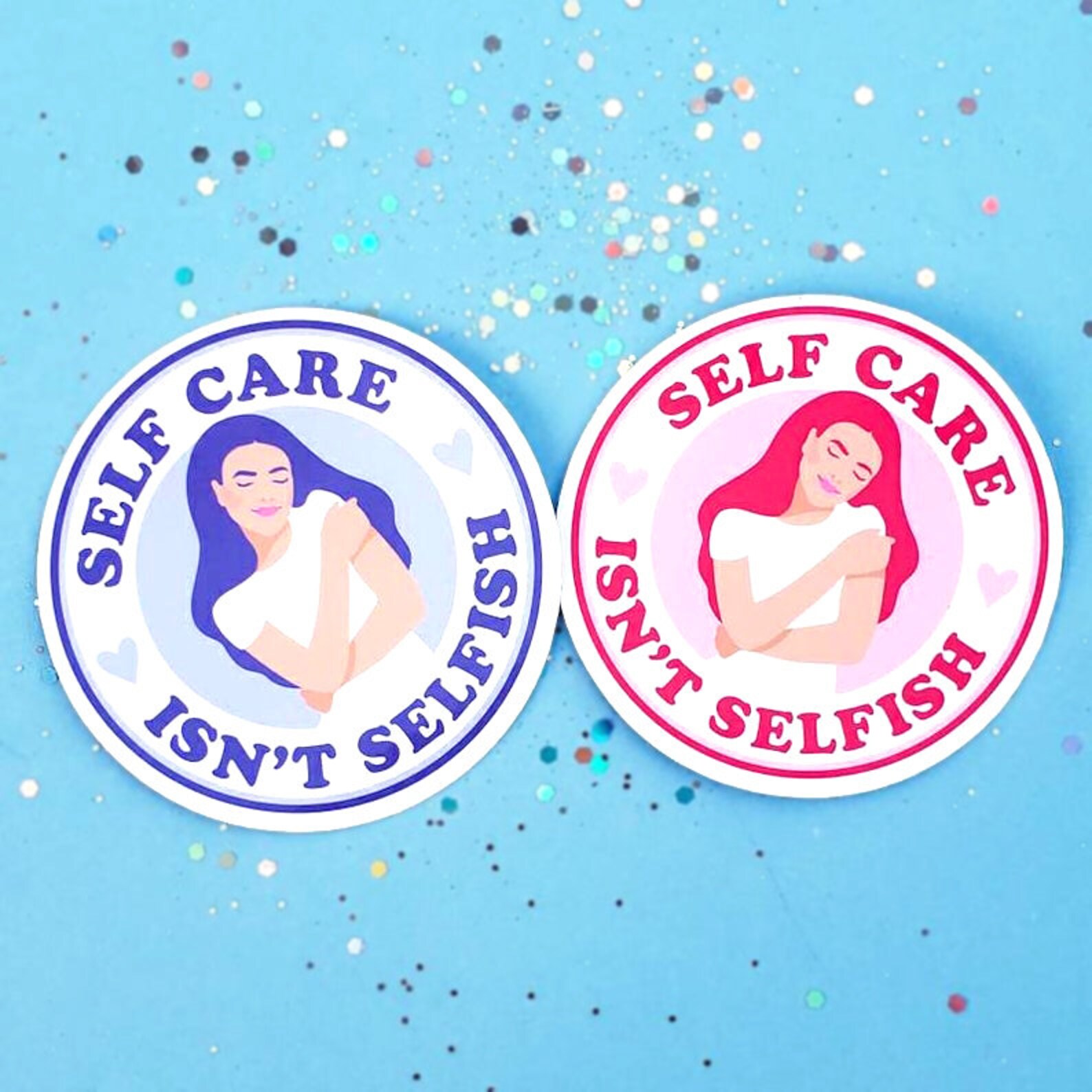 Self Care Isn't Selfish Waterproof Vinyl Sticker Mental - Etsy