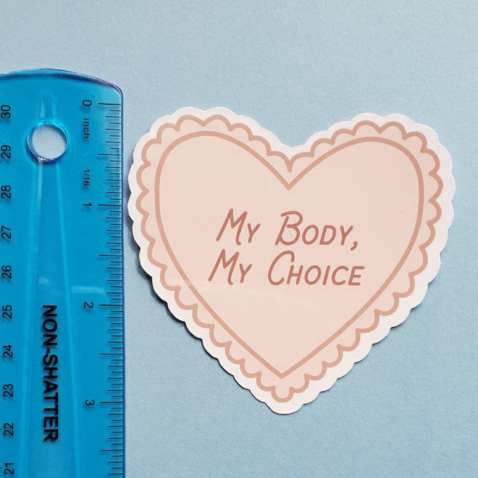 My Body My Choice Waterproof Vinyl Sticker Feminist Stickers | Etsy