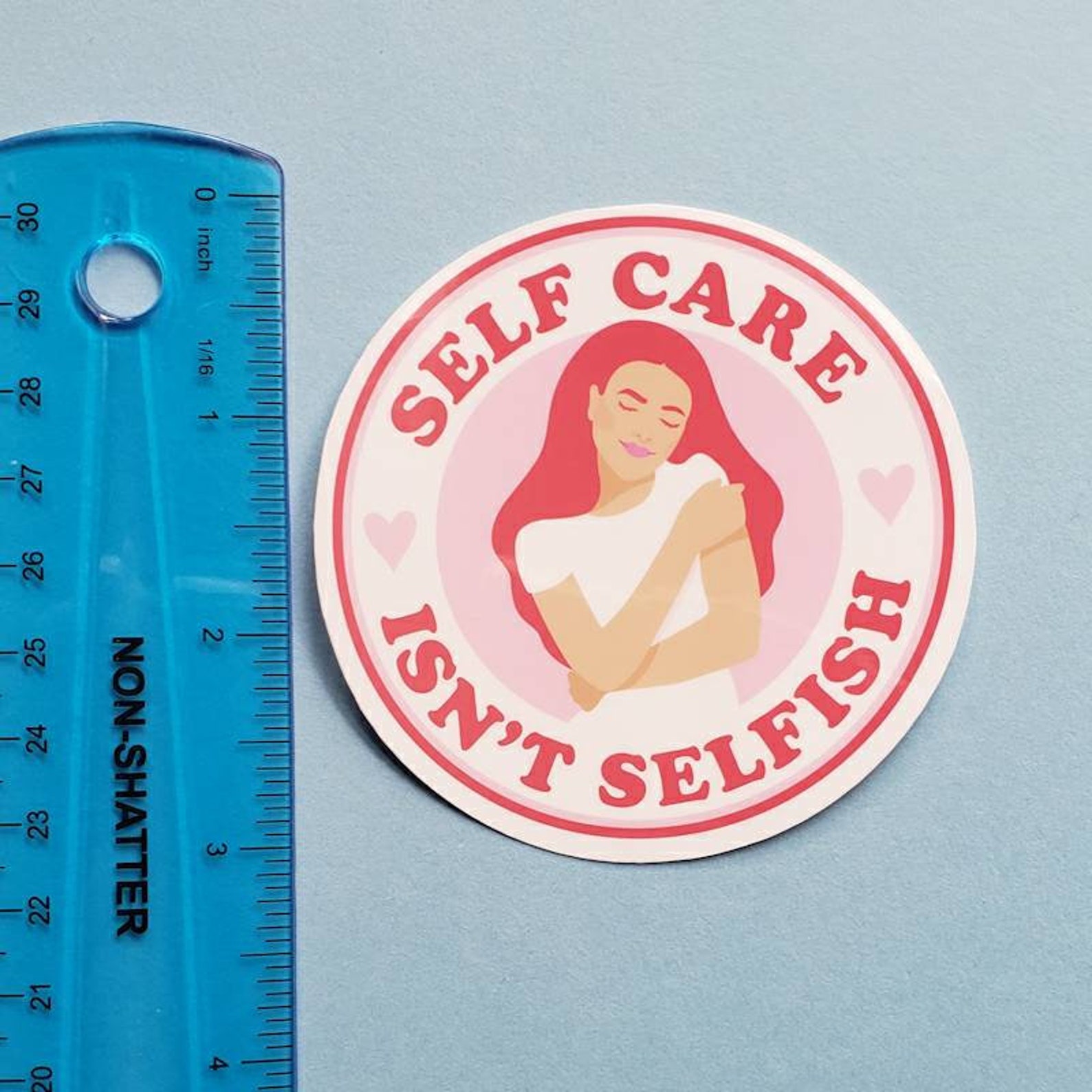 Self Care Isn't Selfish Waterproof Vinyl Sticker Mental - Etsy