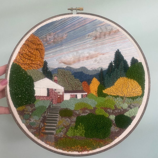 House Embroidery - Etsy