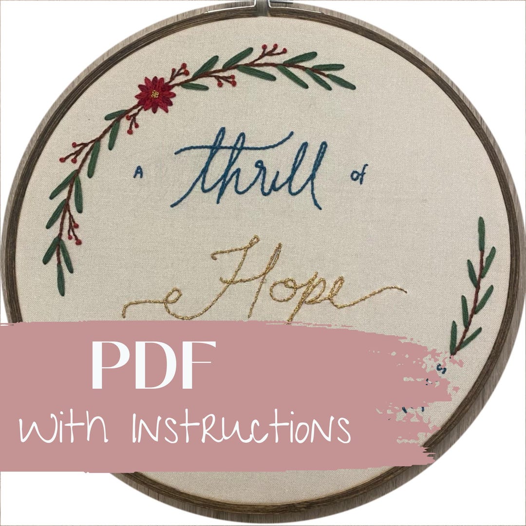 PDF Pattern - Thrill of Hope - Etsy