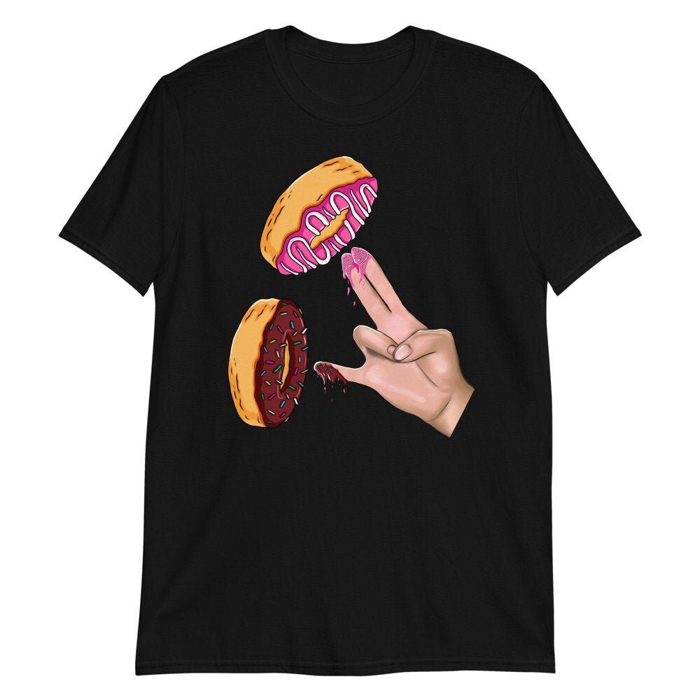 Funny Donuts with The Shocker Hand 2 and 1 Fingers Funny | Etsy