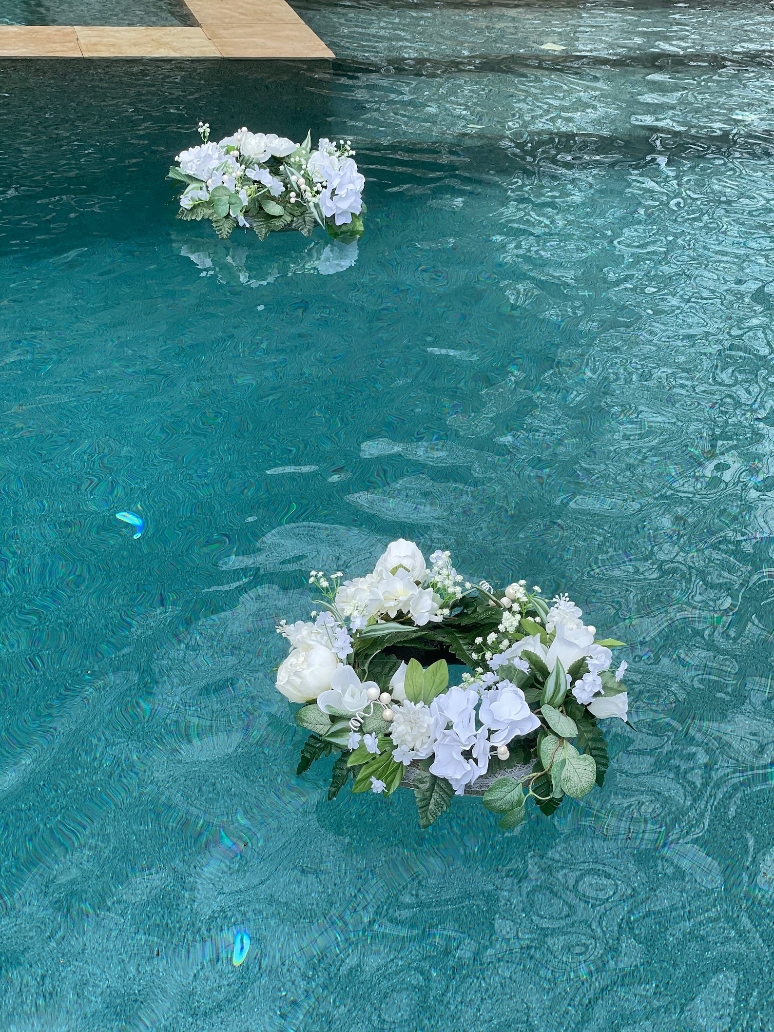 Floating Floral Pool Decor - Etsy
